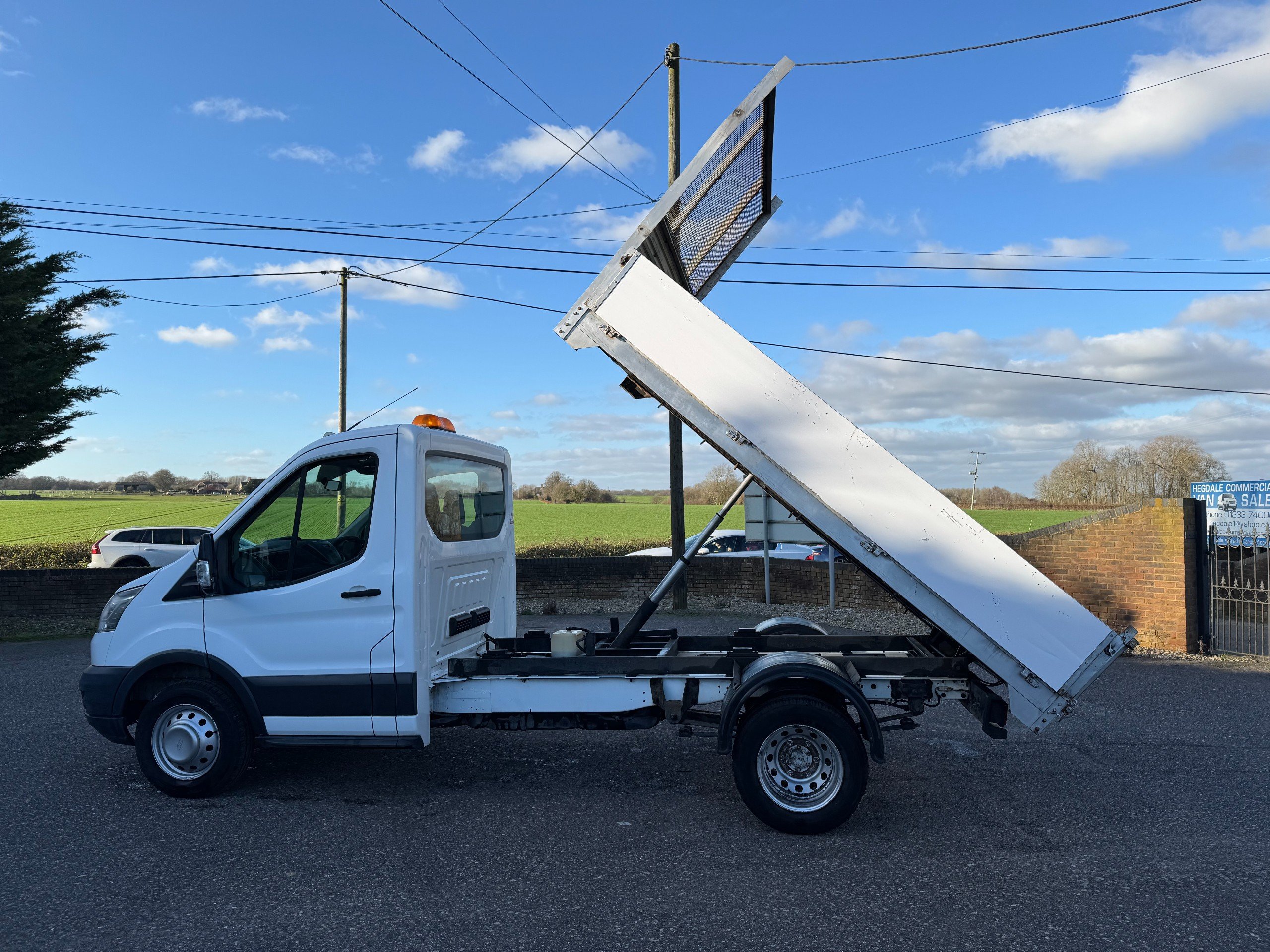Used 2016 Ford Transit 350 DROPSIDE TIPPER 2.2 125PS ULEZ FREE CHAIN ...